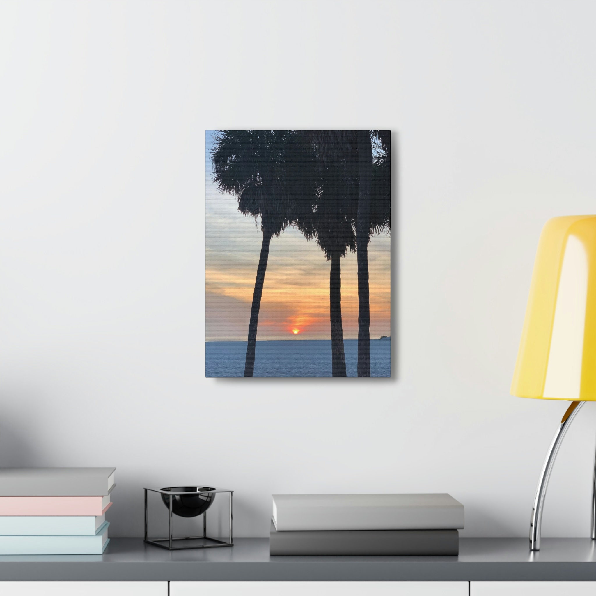 Clearwater Beach Sunset, Sunset Photo Canvas, Office Decor, Home Decor ...