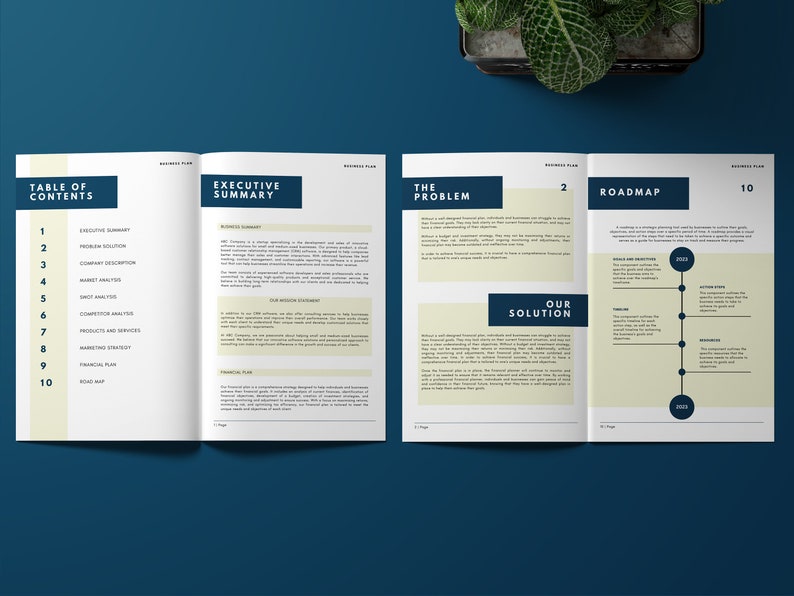 Ultimate Business Plan Template - Etsy