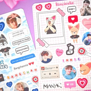 Kpop Sticker Sheets Core - Etsy