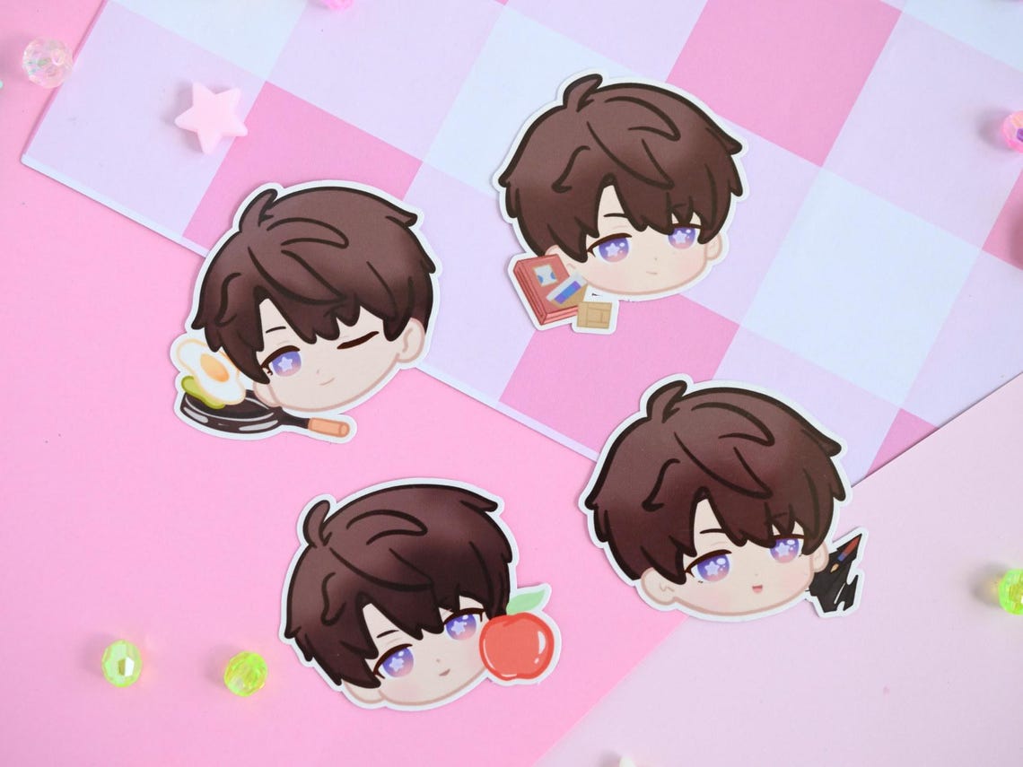 Caleb Love and Deep Space Lover Waterproof Stickers Lads Avatar - Etsy