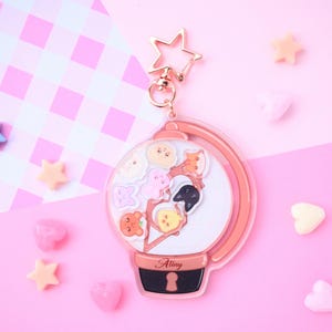 Shaker Keychain Kpop Merch San Hongjoong Seonghwa Wooyoung Mingi Charm ...