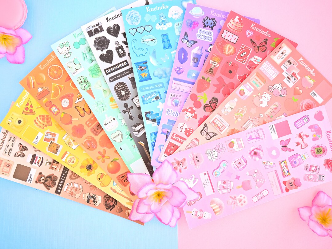 New Color Cores Sticker Sheets Polcos Planner Scrapbooking Journaling ...