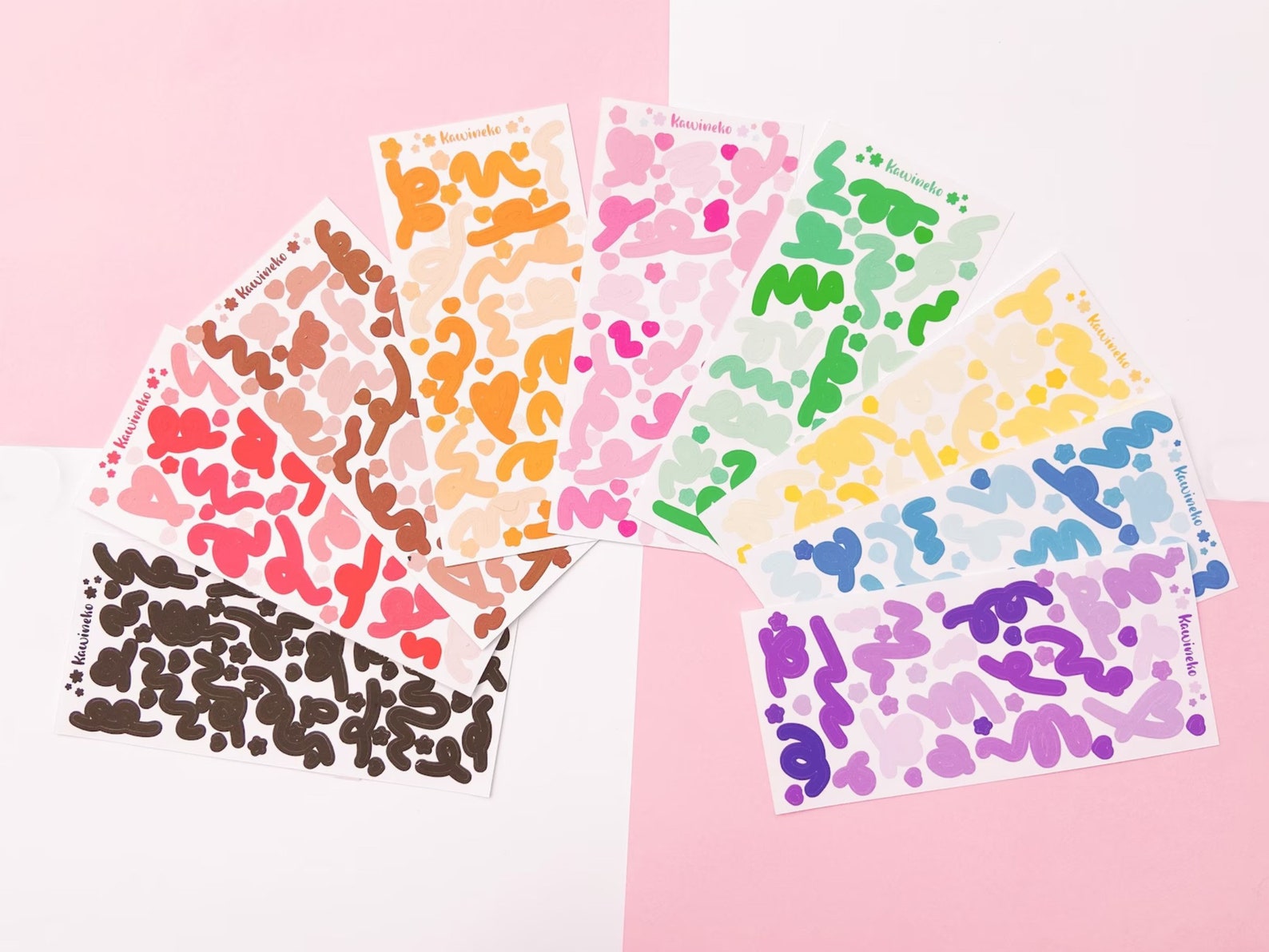 Colorful Confetti Sticker Sheets Toploaders Journaling Polcos - Etsy