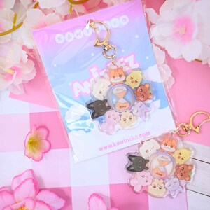 Keychain Kpop Merch San Hongjoong Seonghwa Wooyoung Mingi Charm Anitee ...