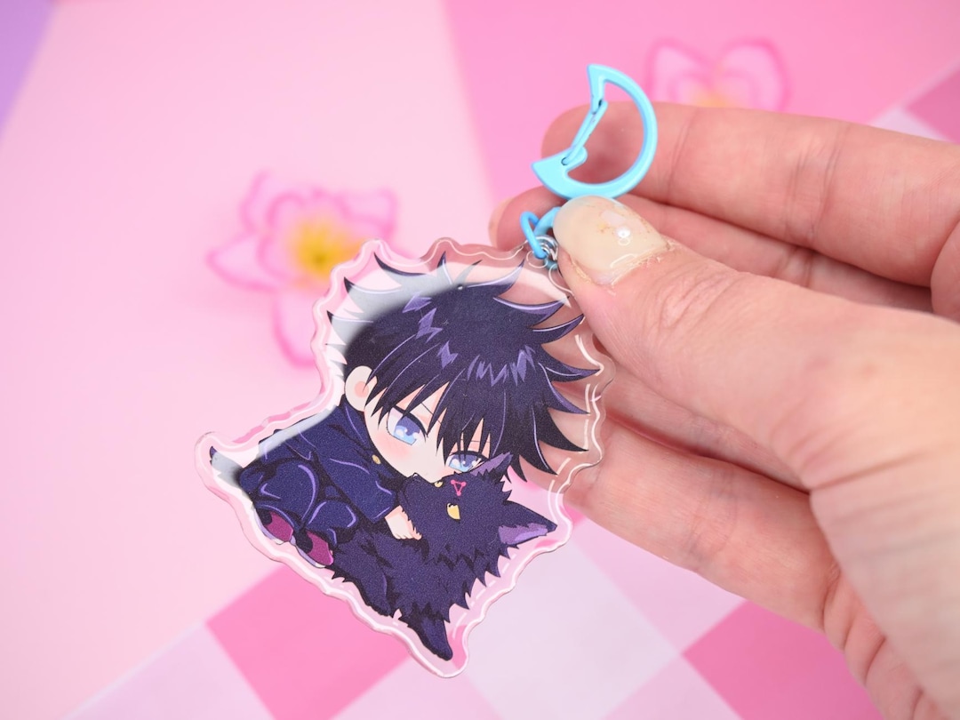 Megumi JJK Keychain Anime Manga Sukuna Gojo - Etsy