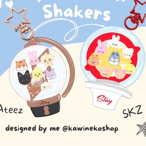 Shaker Keychain Kpop Merch San Hongjoong Seonghwa Wooyoung Mingi Charm ...