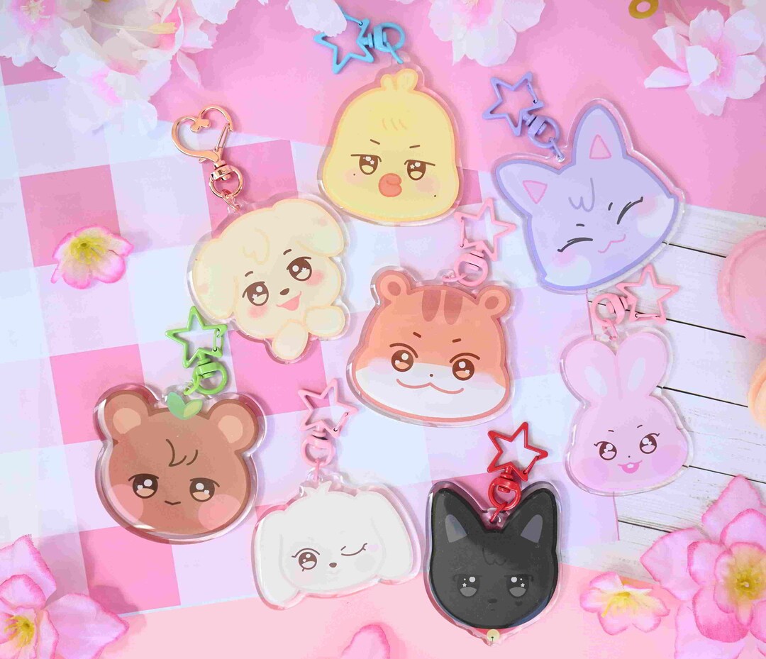 Keychain Kpop Merch San Hongjoong Seonghwa Wooyoung Mingi Yunho Charm ...