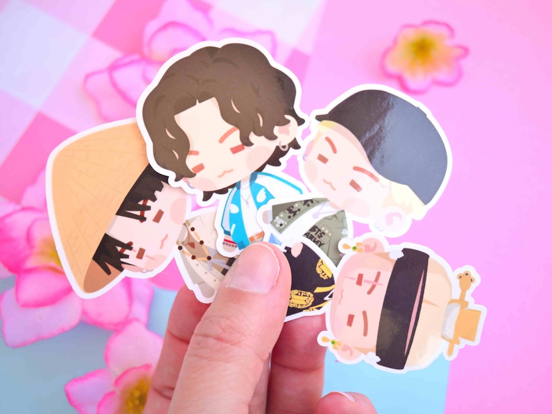 Yoongi Waterproof Vinyl Stickers Seom Chibi Kpop Agustd Seom - Etsy