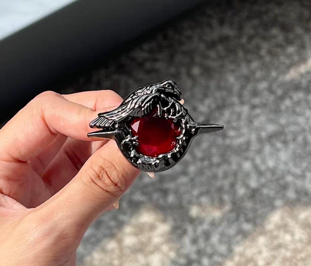 Crow Keychain and Crow Brooch Love and Deep Space Lads Sylus - Etsy