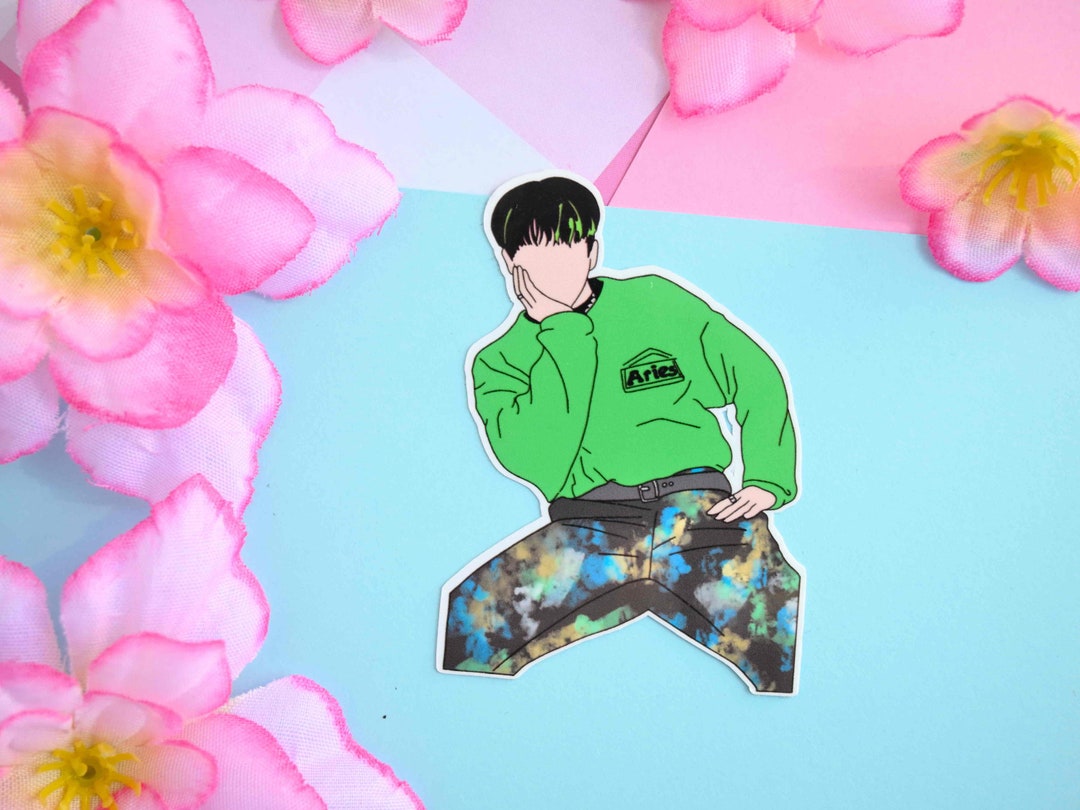 Changbin Binnie Poppin Maniac Inspired Sticker Waterproof Vinyl ...