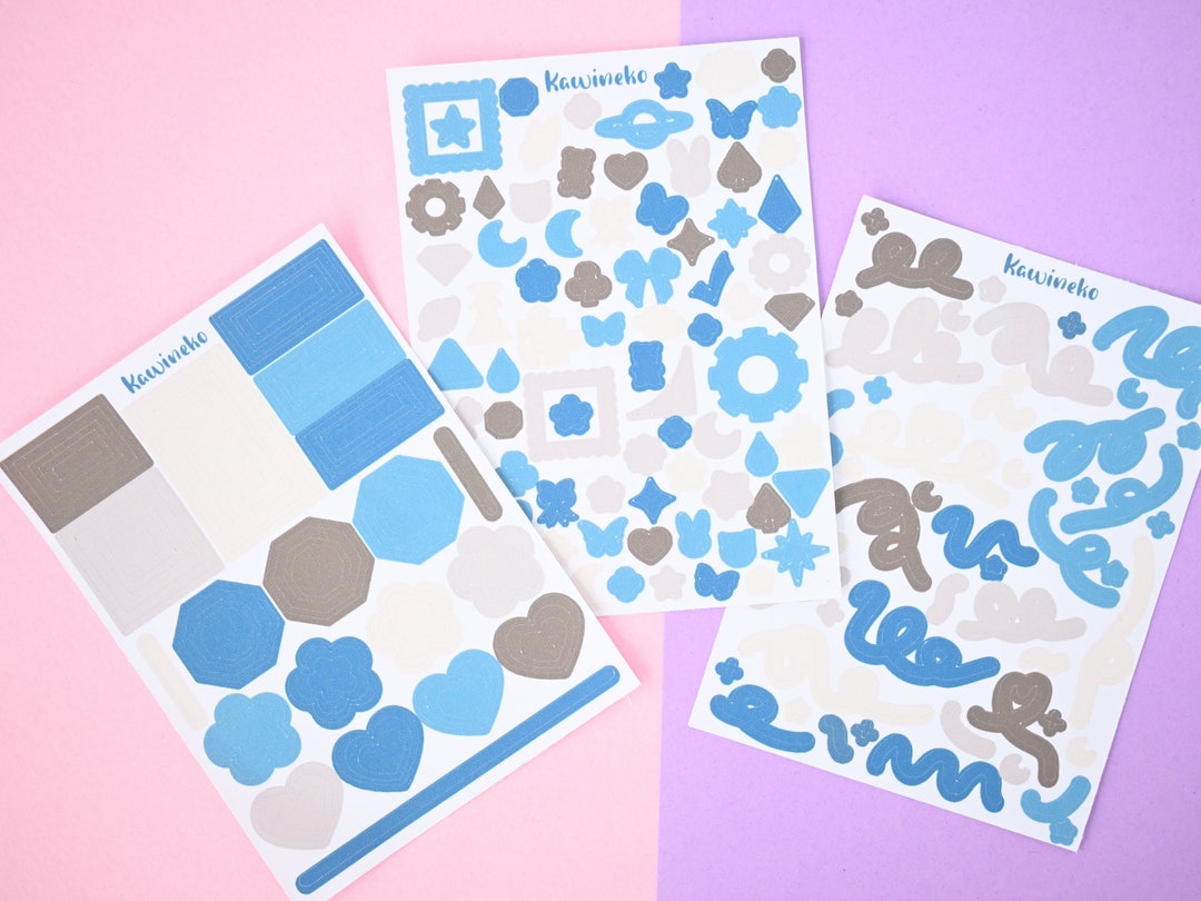 Snorlax Color Core Deco Sticker Set Polcos Journaling Scrapbooking - Etsy