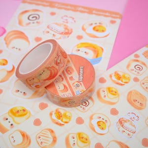 Cute Loaf Bread Cafe Sticker Sticker Sheet Polcos Toploaders Deco ...