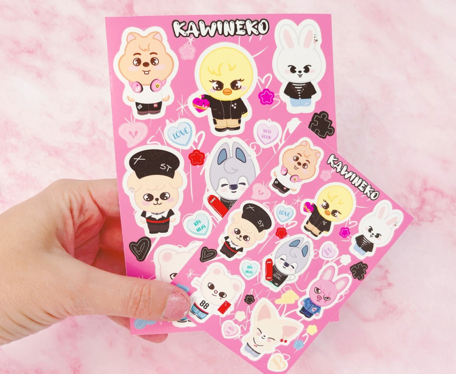 Deco Sticker Sheets Kpop Rock - Etsy