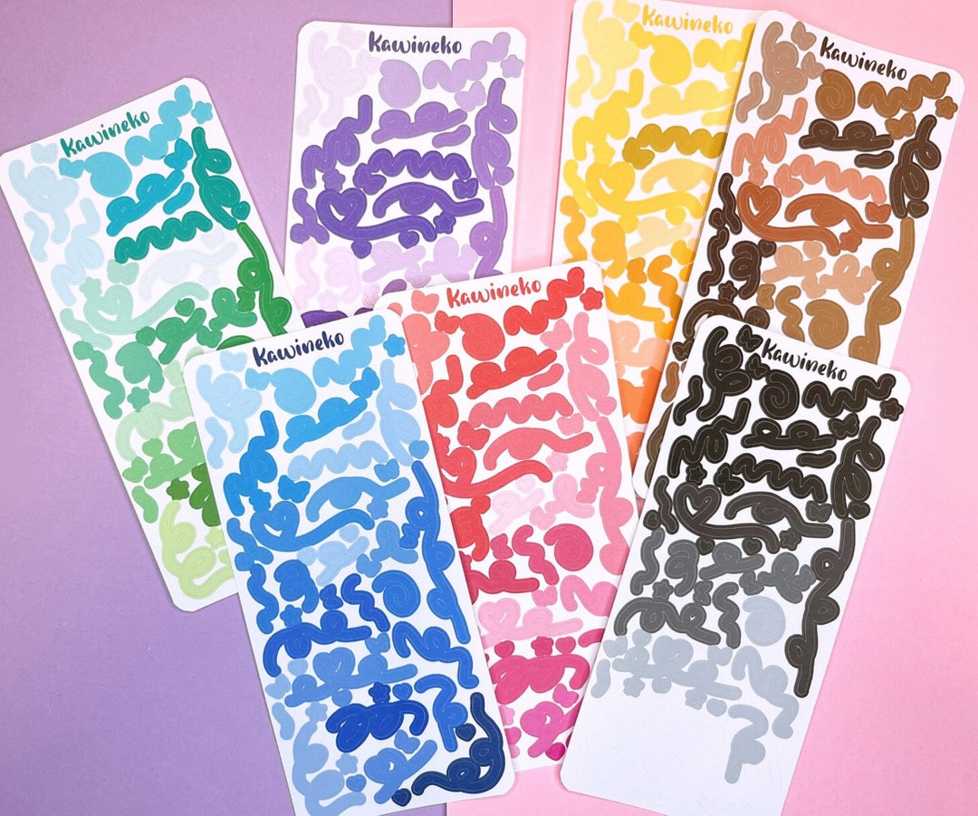 Love Me In...confetti Sticker Sheets Toploaders Journaling Polcos - Etsy