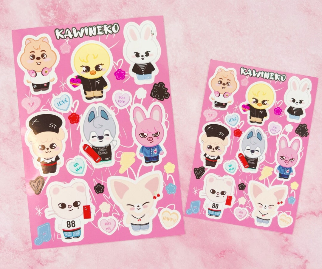 Deco Sticker Sheets Kpop Rock - Etsy