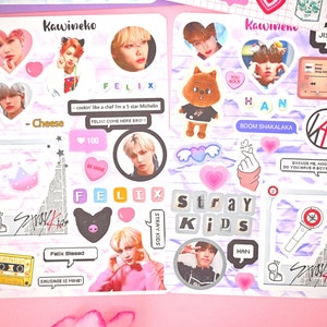 Kpop Sticker Sheets Core - Etsy