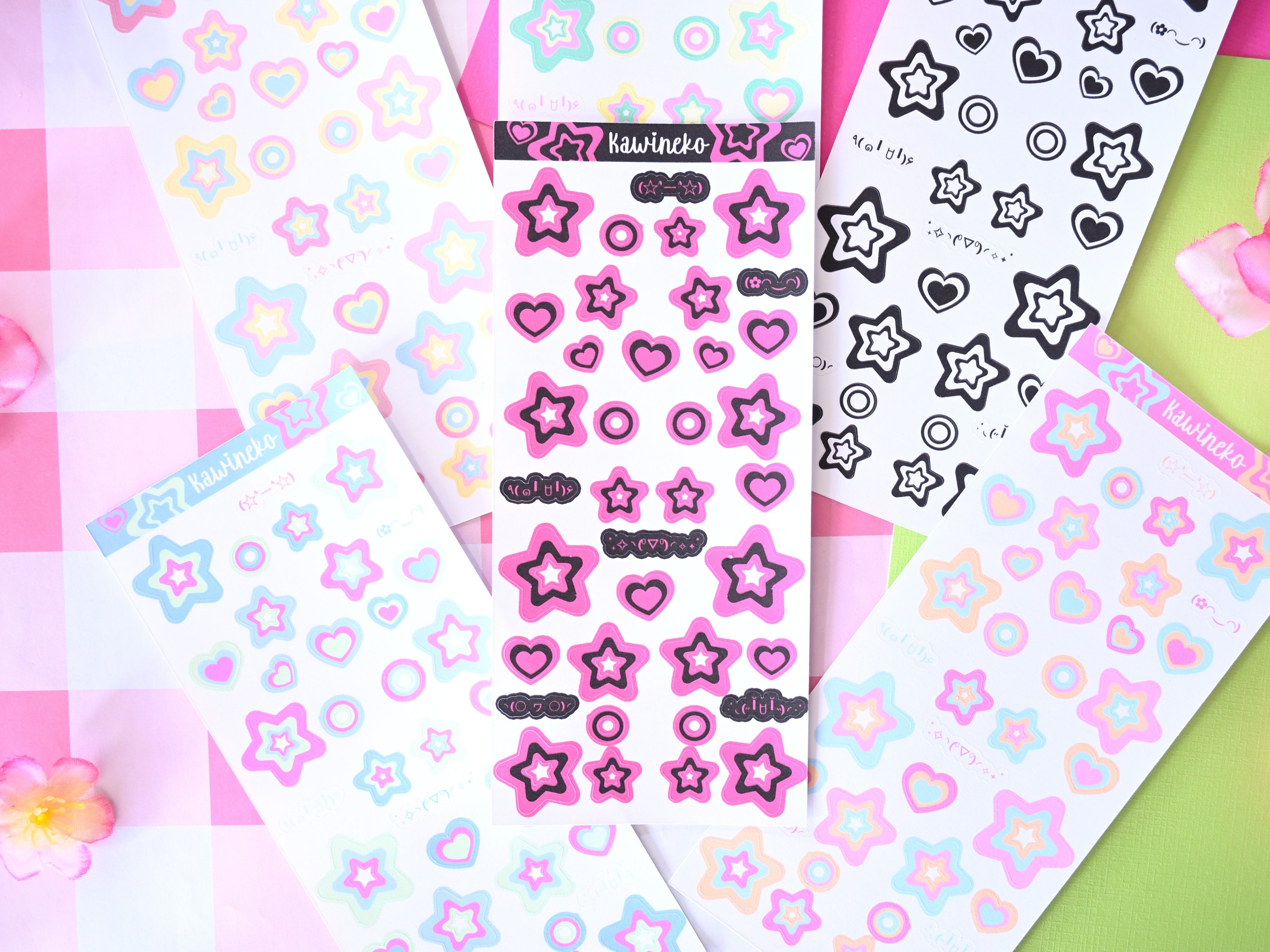 Rock Stars Stickers Sheets Deco Kpop Planner Polcos Journaling - Etsy