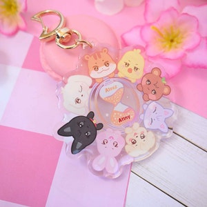 Keychain Kpop Merch San Hongjoong Seonghwa Wooyoung Mingi Charm Anitee ...