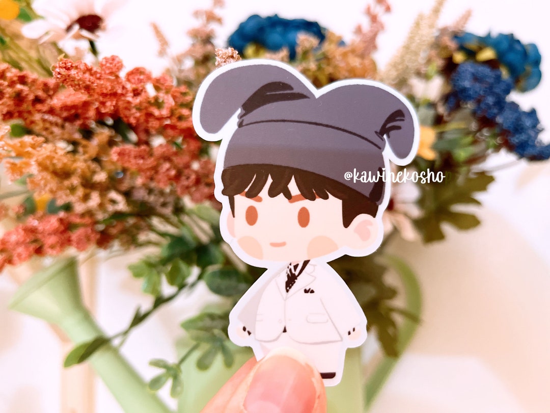 Chibi Hobi Jk Cuties Kpop Waterproof Vinyl Stickers - Etsy