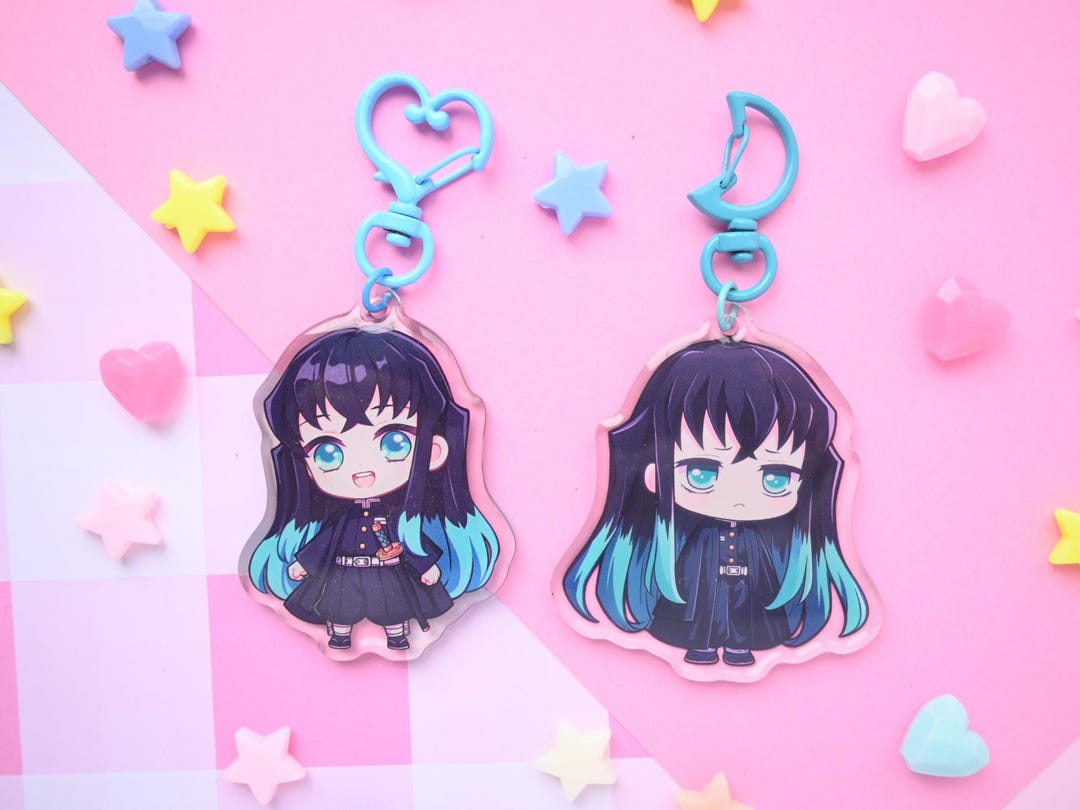 Keychain Muichiro Tokito Demon Anime Manga - Etsy