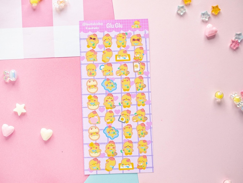 Love and Deepspace Emotes Deco Sticker Sheet Cute Faces Lads Sylus ...