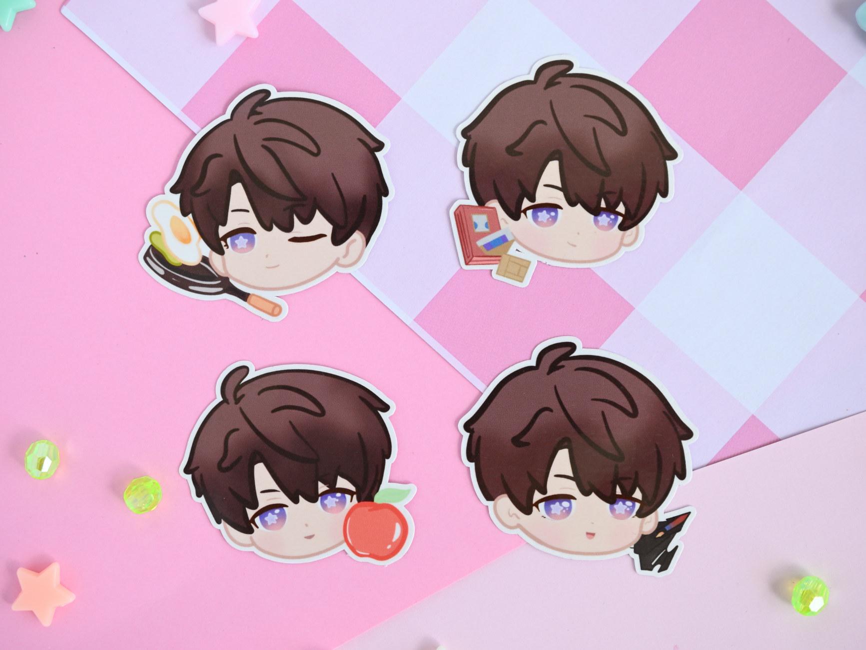 Caleb Love and Deep Space Lover Waterproof Stickers Lads Avatar - Etsy