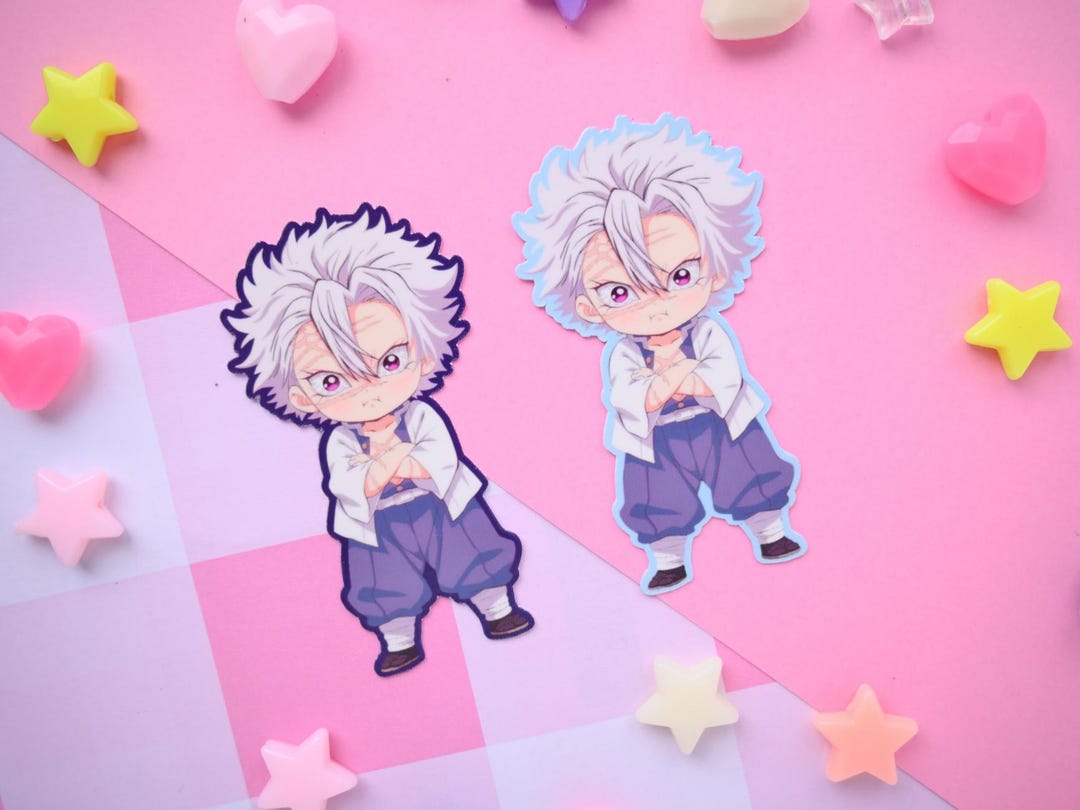 Sanemi Shinazugawa Demon Waterproof Vinyl Stickers Die Cut Anime Manga ...