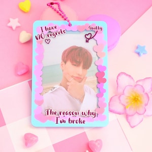 Kpop Life Idol Acrylic Card Holder Kpop Photocard Holder Cardholder ...