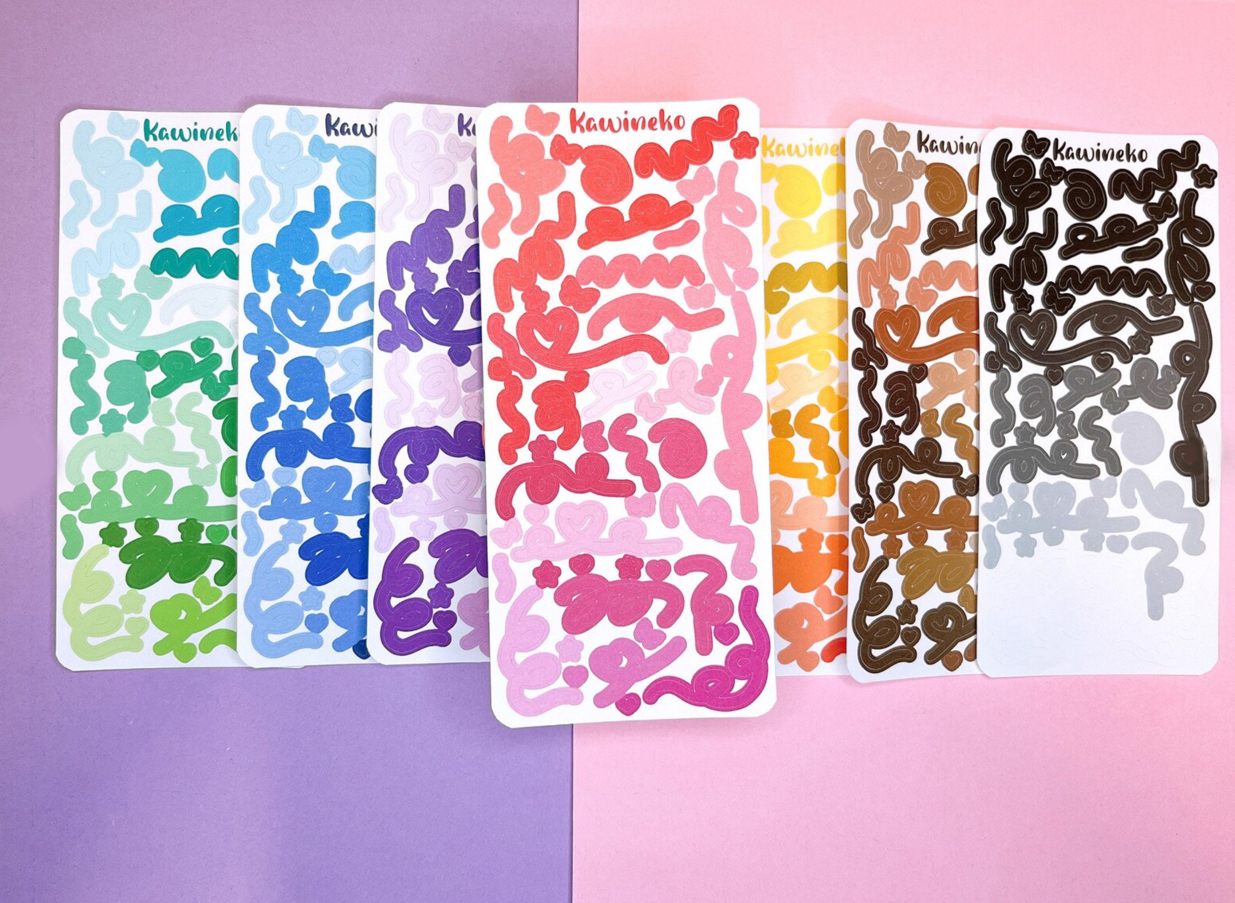 Love Me In...confetti Sticker Sheets Toploaders Journaling Polcos - Etsy