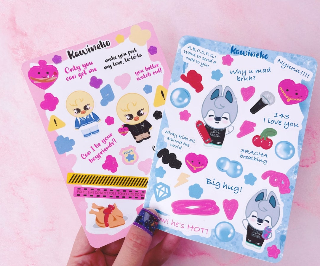 Kpop Sticker Sheets Deco Polcos Journal - Etsy