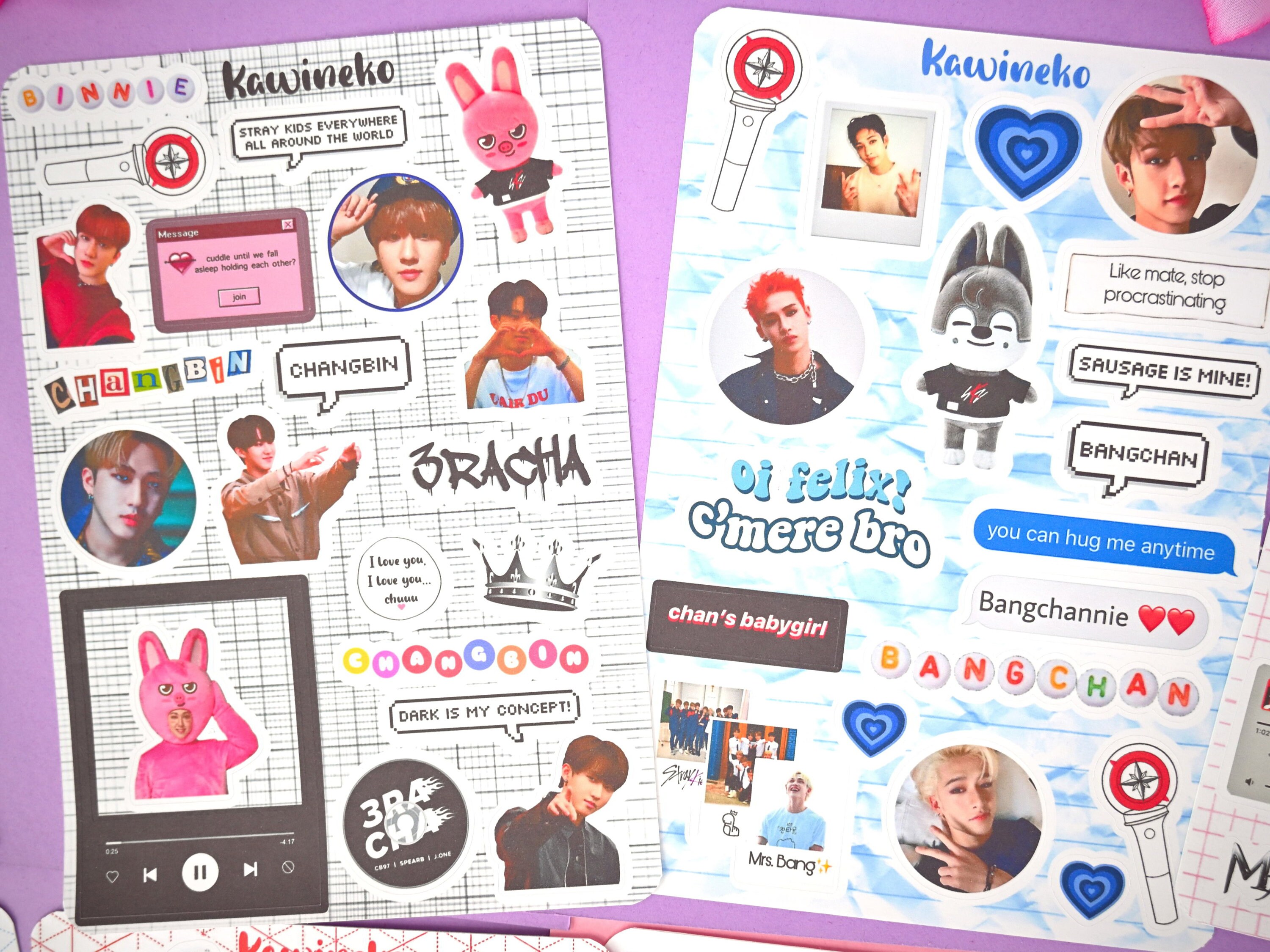 Kpop Sticker Sheets Core - Etsy