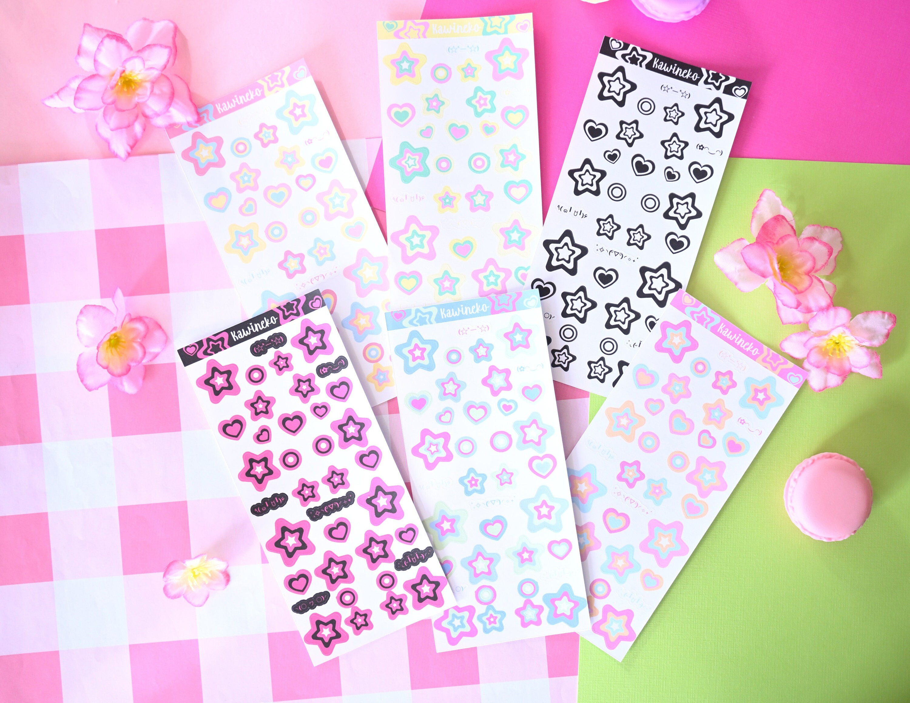 Rock Stars Stickers Sheets Deco Kpop Planner Polcos Journaling - Etsy