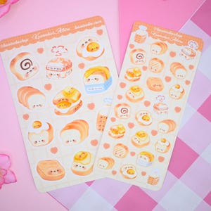 Cute Loaf Bread Cafe Sticker Sticker Sheet Polcos Toploaders Deco ...