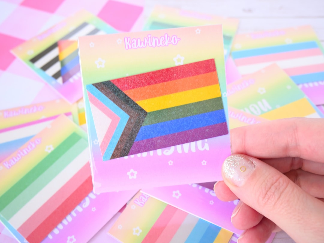 Pride Flags Waterproof Vinyl Stickers - Etsy