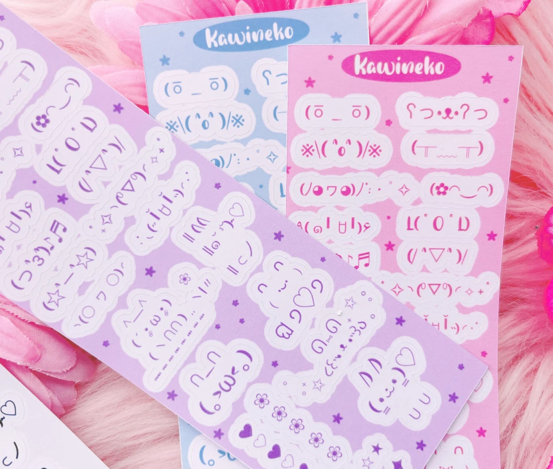 Cute Ascii Art Sticker Sheets Deco Polcos Toploaders Journal - Etsy