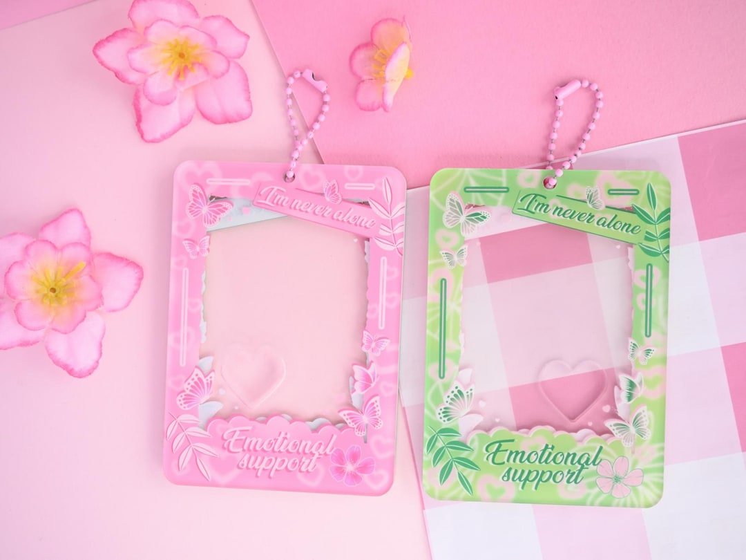 Double Window Pc Holder Bias Acrylic Card Holder Kpop Photocard Holder ...