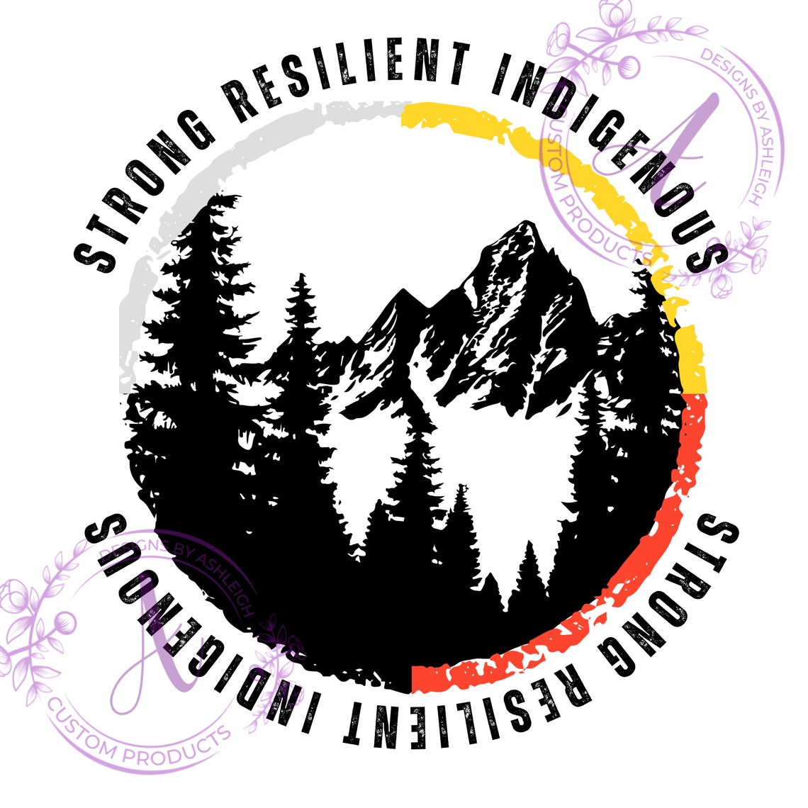 Strong Resilient Indigenous PNG Files Sublimation DTF Print - Etsy