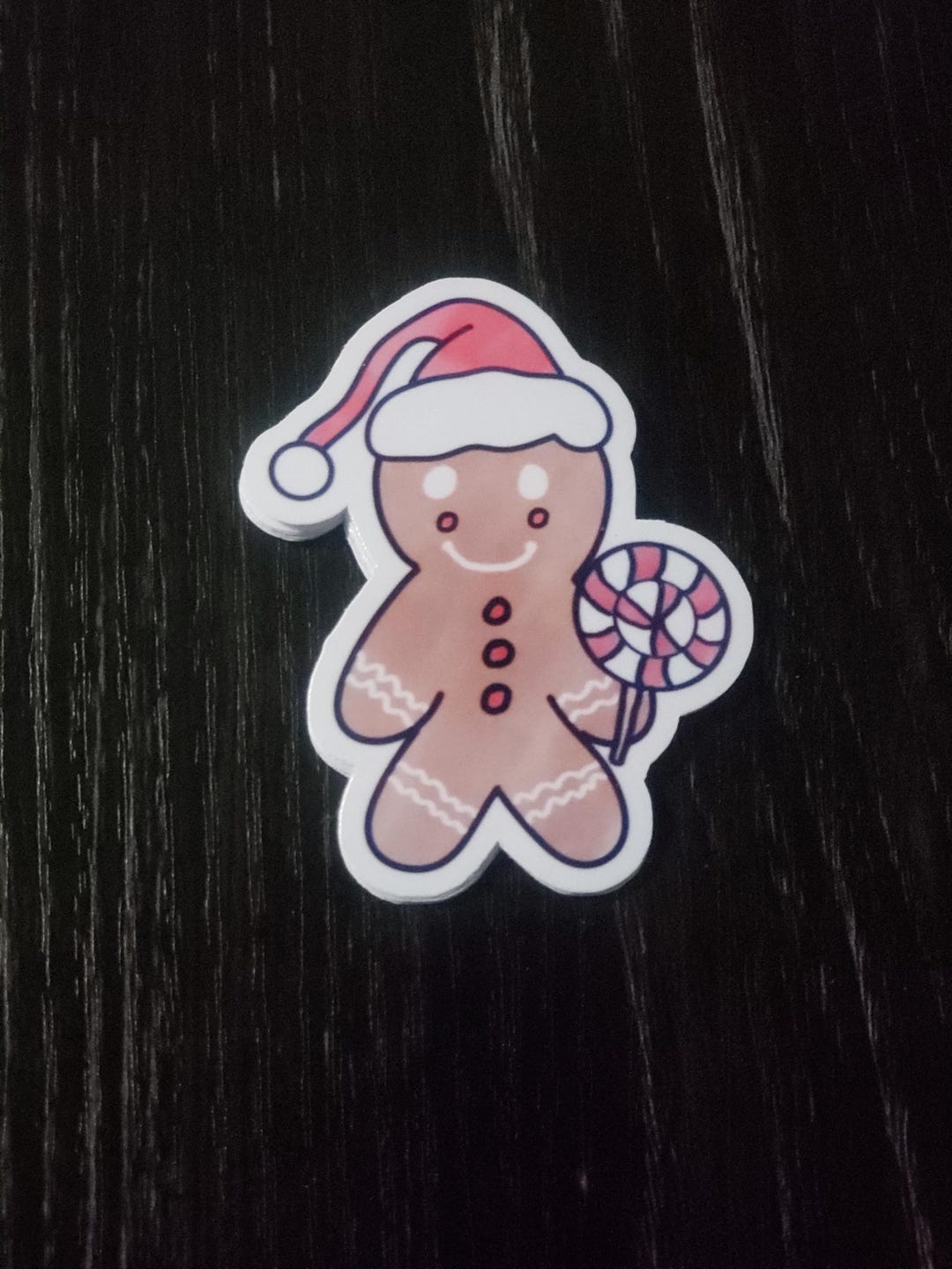 Festive Gingerbread Man Sticker Pack | Holiday Planner Decor | Set of 6 ...