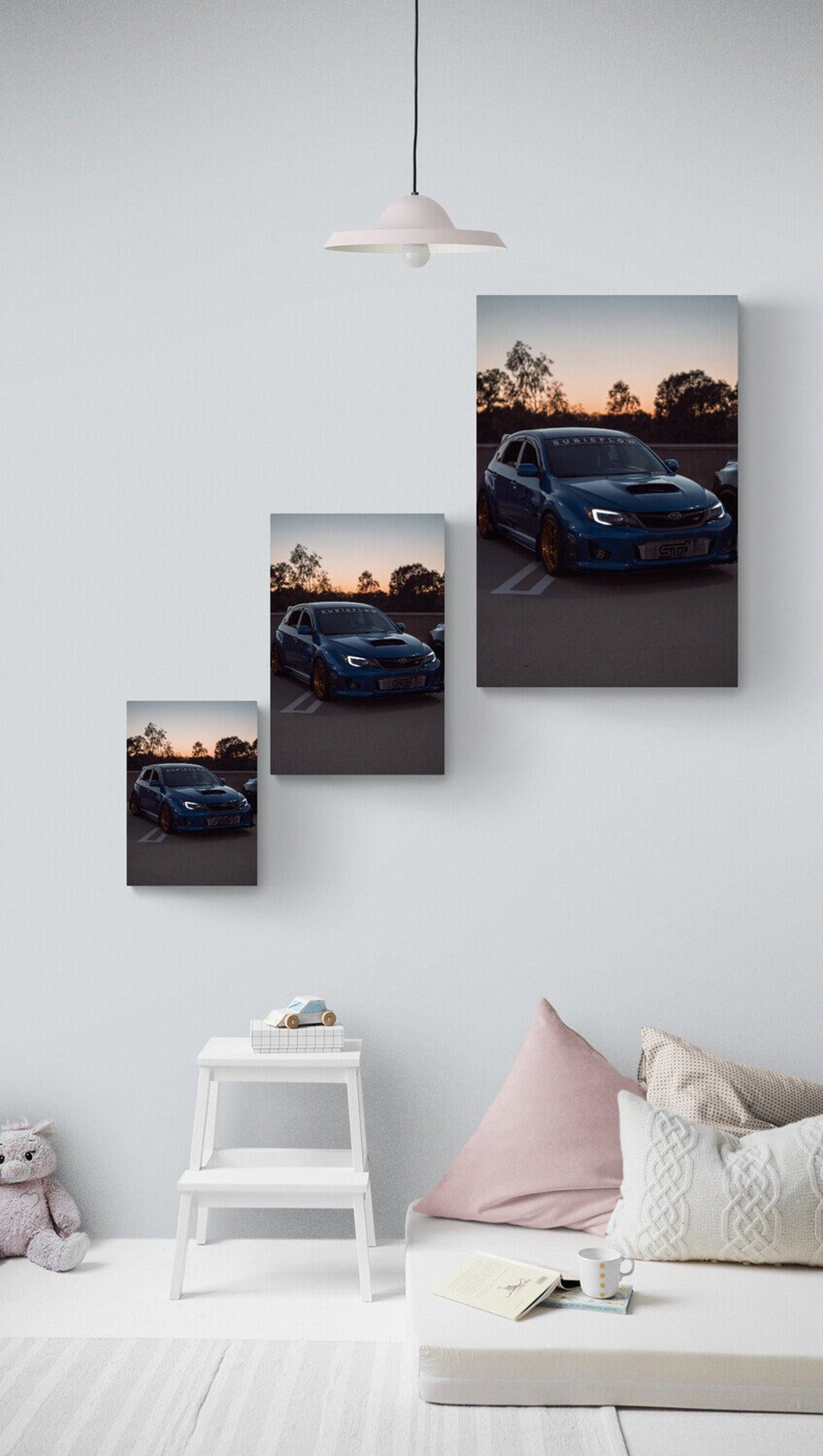 World Rally Blue Subaru Wrx Sti Poster - Etsy