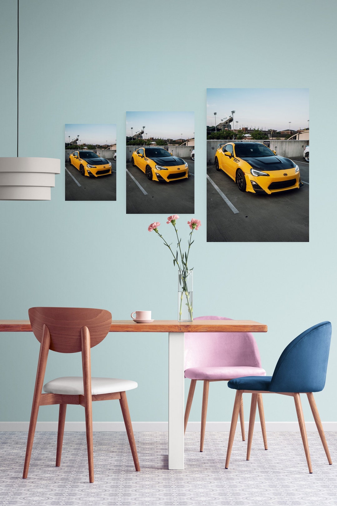 Yellow Scion FR-S Release Edition Poster - Etsy