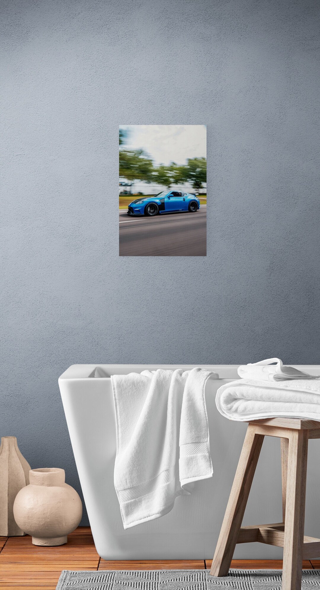 Blue Nissan 370z Poster - Etsy