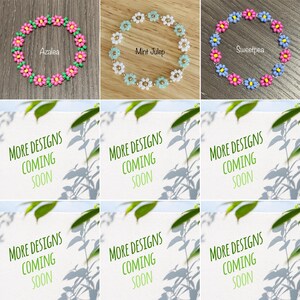 Spring Bracelets!!! Stretchy Beaded Flower Bracelets and Anklets - Etsy