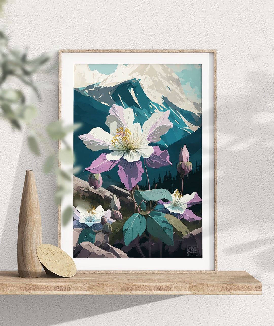 Columbine Flower Print | Matisse Poster | Trendy Art Posters | Flower ...