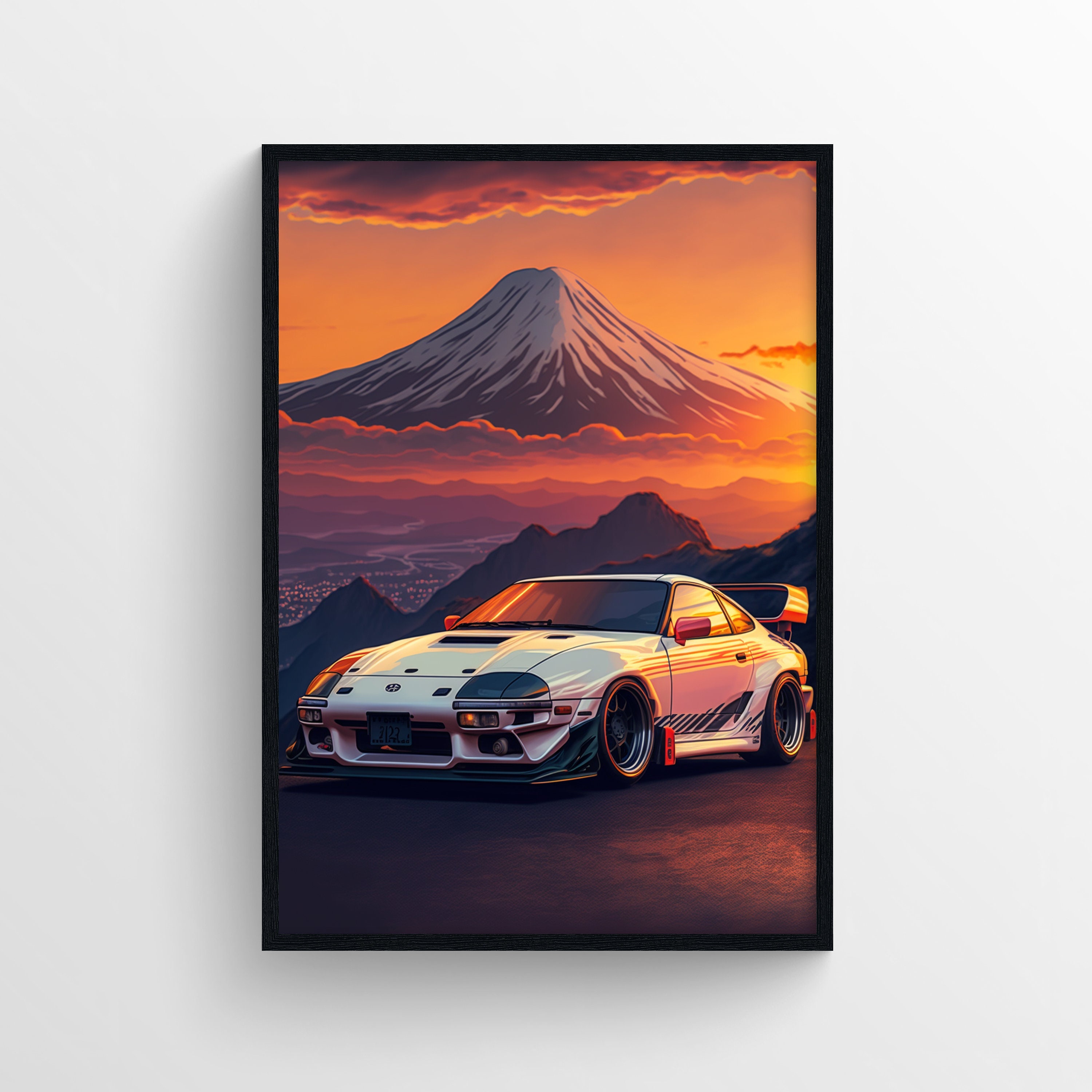 Toyota Supra MK4 3 Pack Wall Art, Digital Car Art Instant Download ...
