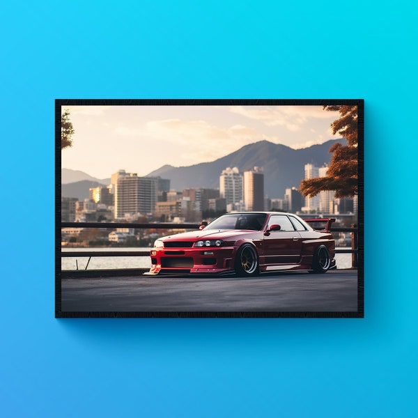 Nissan Gtr R34 Poster - Etsy