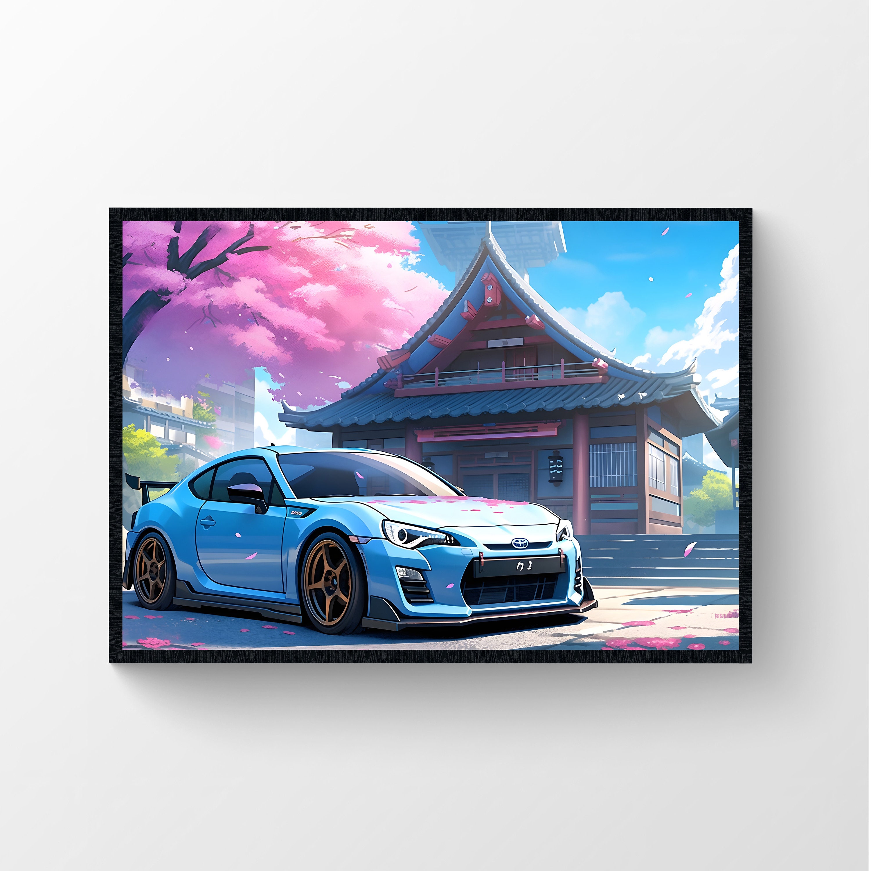 Artistic Subaru BRZ Japan, Digital Car Art Instant Download Printable ...