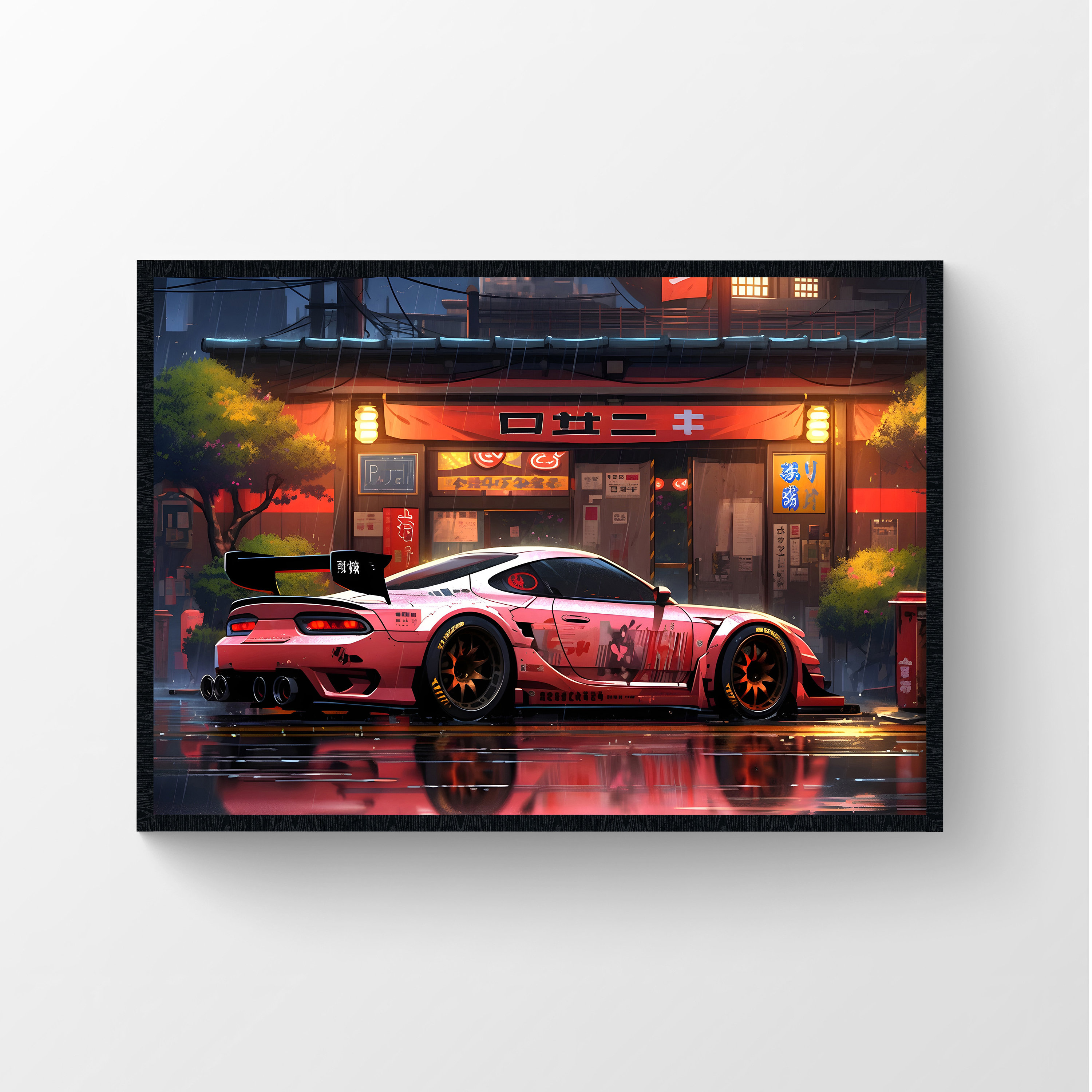 Mazda RX7 Artistic Street Drift, Digital Car Art Instant Download ...