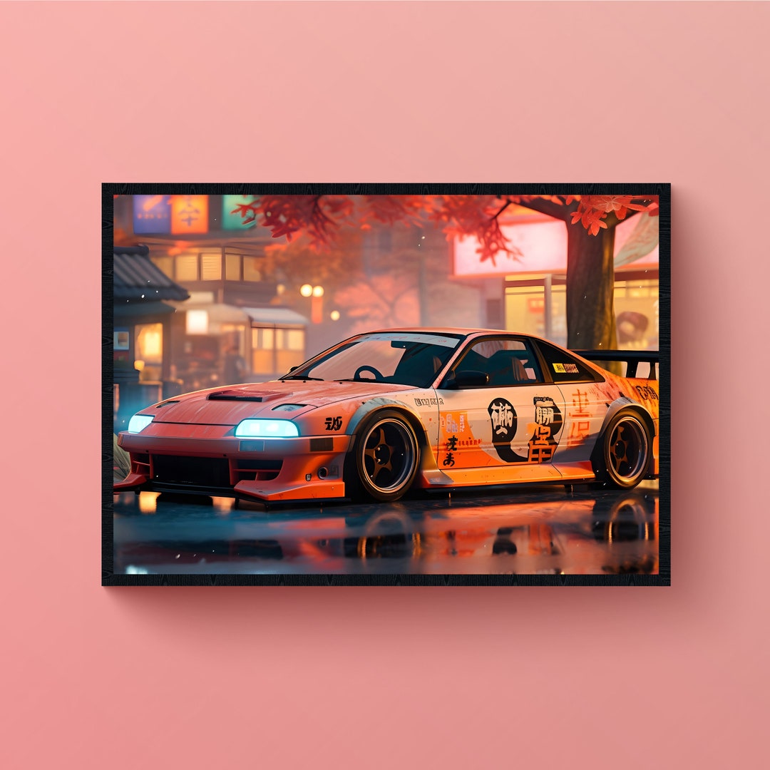 Toyota MR2 Sakura Japan, Digital Car Art Instant Download Printable ...