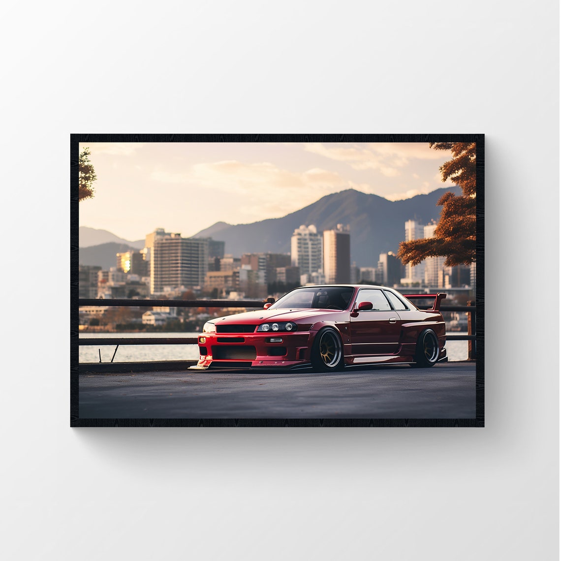 Clean Nissan Skyline GTR R34 Digital Car Art Instant Download - Etsy