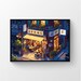 Cosy City Corner Shop Night Pixel Art, Digital Art Instant Download ...